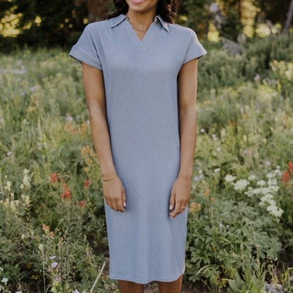 Roolee | Dresses | Roolee Hold My Hand Collared Easy Dress Striped ...